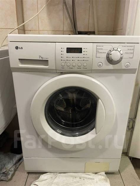 Стиральная машина LG 7кг, б/у, в наличии. Цена: 2 000₽ во Владивостоке