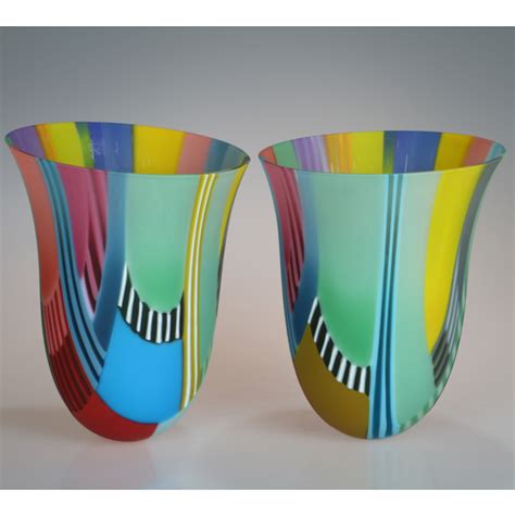 Hand Blown Glass Art Coloured Memories Med By Ruth Shelley