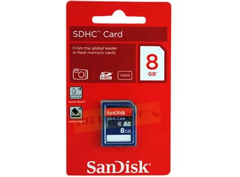 Sandisk 8gb Class 4 Sdhc Memory Card Deviestore