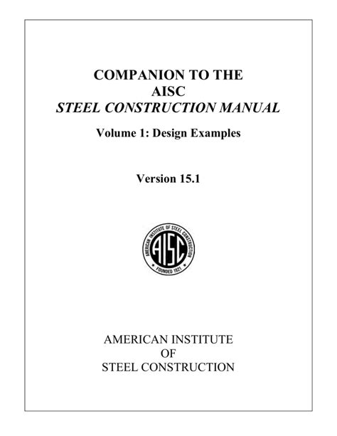 Aisc Design Examples
