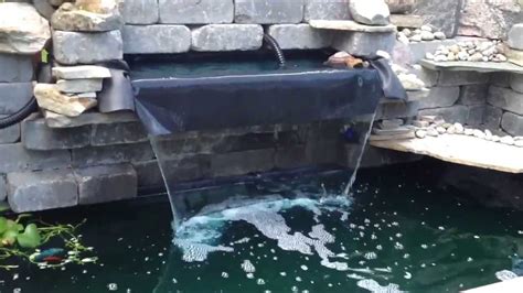DIY Spillway For Pond YouTube