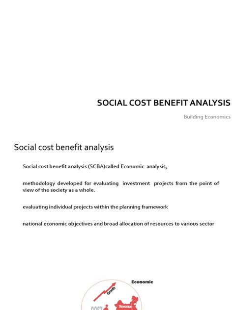 Social Cost Benefit Analysis Pdf Costbenefit Analysis Welfare