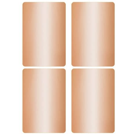rectangular color coding labels 3x2 in rose gold storage labels for