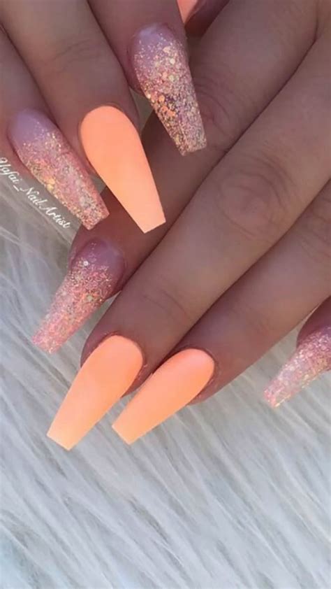 48 Prettiest Peach Nails And Designs Try This Year