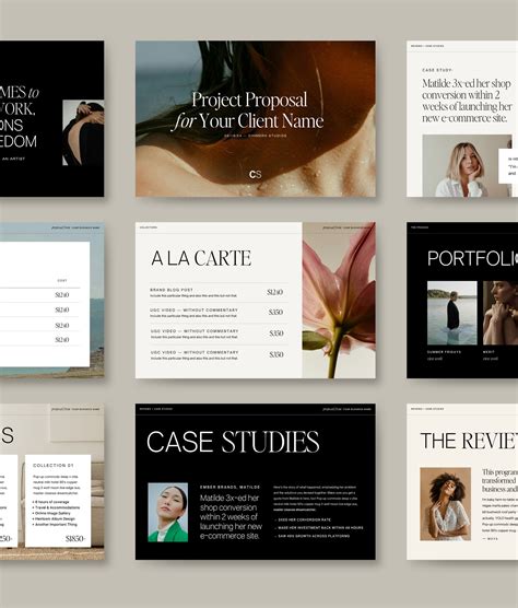 Canva Proposal Template Tonic Site Shop