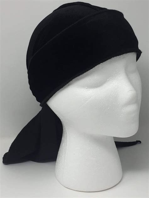 Black Velvet Durag Satin Doo Rag Do Rag For Menwomen Drippy Rags