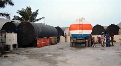 Nigerian Navy Uncovers Illegal 400000 Litre Capacity Ago Bunker In