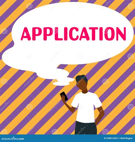 Sign Displaying Application Concept Meaning An Order For Something