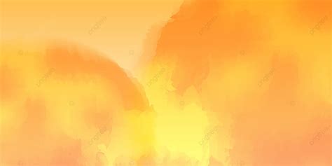 수채화 예술 벡터 노란색 주황색 물 색깔 배경 일러스트 및 사진 무료 다운로드 Pngtree