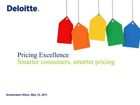 Smarter Customers Smarter Pricing Vdef Ppt