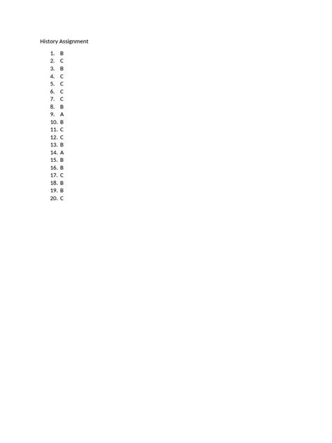 History Assignment Pdf