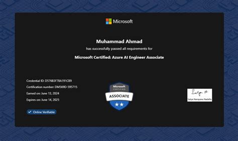 Muhammad Ahmad On Linkedin Azureai Microsoftcertification