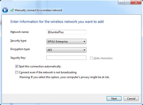 Windows 7 CMU ITSC Network