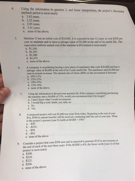 Solved 4 Using The Information In Question 3 And Linear