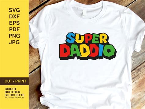 Super Daddio Svg Fathers Day Svg Dad Svg Svg Father Day Svg