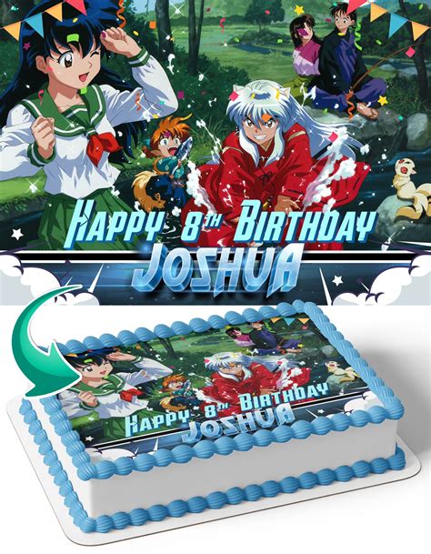 Inuyasha Anime Edible Cake Toppers Edible Cake Topper Corp
