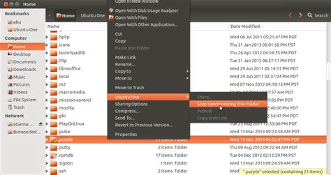 12 10 ubuntu one synchronize folder not working ask ubuntu