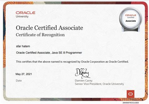 Sfar Hatem On Linkedin Oracle Java Oca 10 Comments