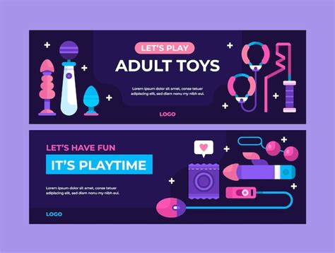 Free Vector Sex Toys Banner Design