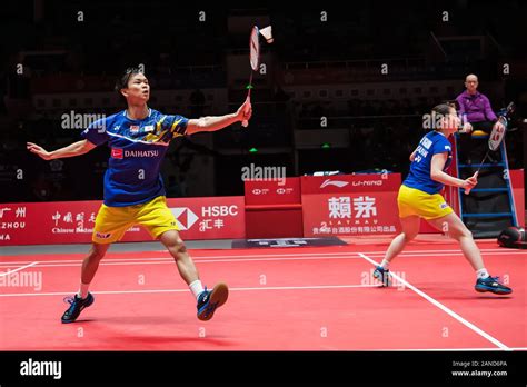 Japanese Professional Badminton Players Yuta Watanabe And Arisa