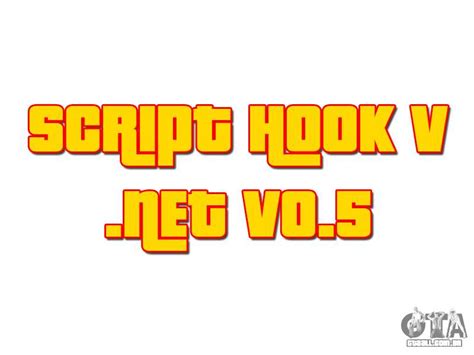 Script Hook V NET V0 5 Para GTA 5