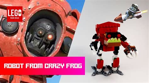 Lego Robot From Crazy Frog Home Made Build РОБОТ из клипов про КРЕЙЗИ
