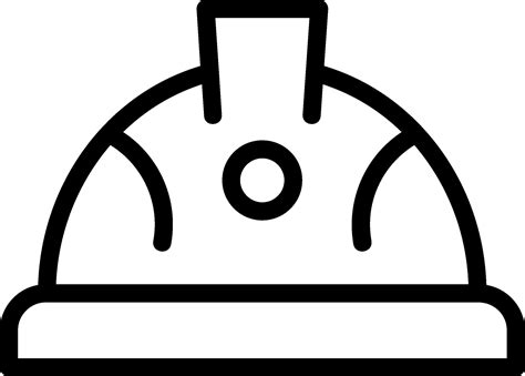 Hard Hat Line Icon 39511698 Vector Art At Vecteezy