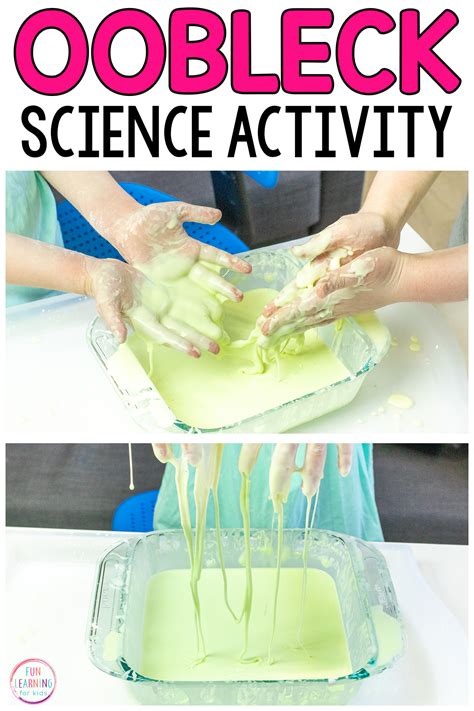 How To Make Oobleck Science Experiments For Preschoolers Science