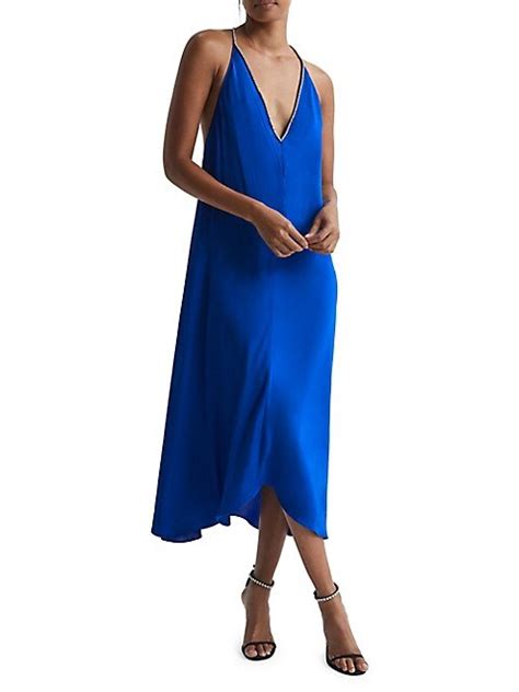 Mila Embellished Strap Midi Dress