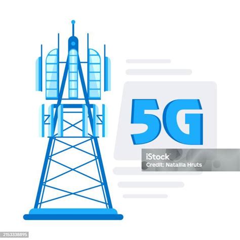 5g Network Technology Communication Tower Wireless Base Station Mobile