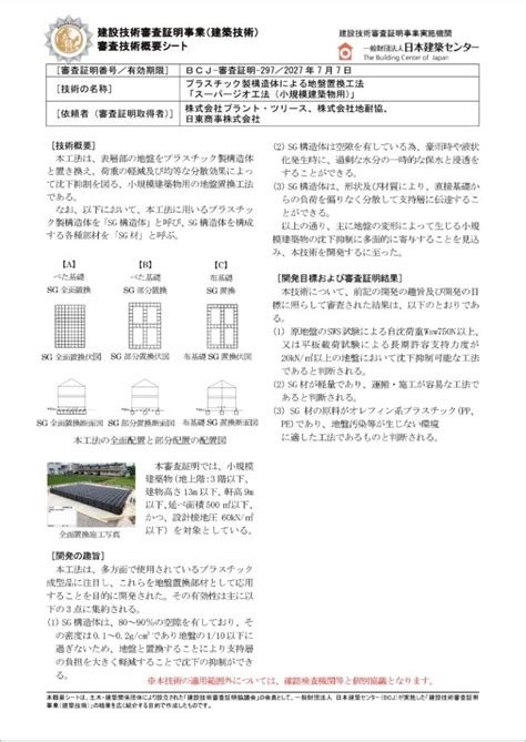 2022年7月8日に『建設技術審査証明書（建築技術）』を取得しました。 お知らせ詳細 株式会社プラントツリース