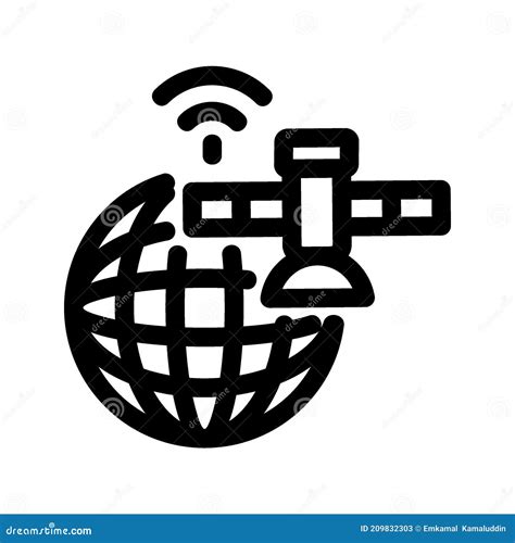 Surveying Satellit Icon Or Logo Isolated Sign Symbol Vector