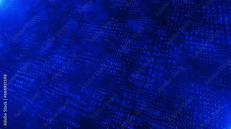 Blue Abstract Digital Technology Backgrounds Futuristic Digital Binary Data And Streaming