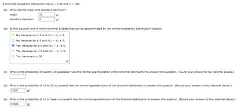 Solved A Binomial Probability Distribution Has P And Chegg
