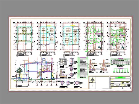 Casa Habitación En Autocad Descargar Cad Gratis 169 Mb Bibliocad