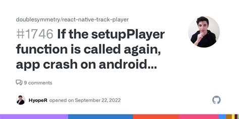 If The SetupPlayer Function Is Called Again App Crash On Android Phone Issue