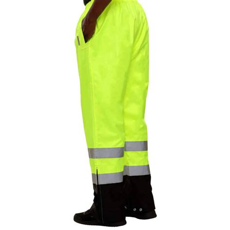 High Visibility Safety Pants Ansi Class E Breathable Waterproof