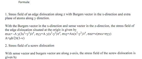 solved consider a glide dislocation loop in a crystal subjected to