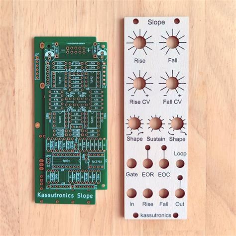 Kassutronics Slope Panel PCB Set Thonk DIY Synthesizer Kits