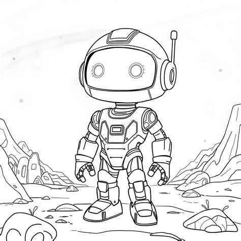 Best Astrobot Coloring Pages Free Printable Pdf