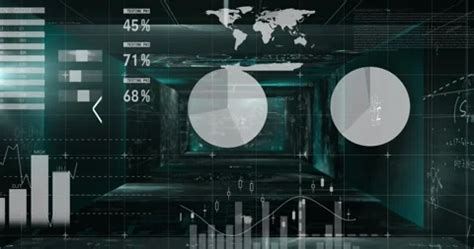 Animation Of Data Processing Over Screen Stock Video Pond5