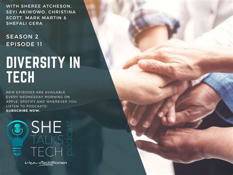 She Talks Tech Podcast On Diversity In Tech How Do We Build A Culture Of Inclusion