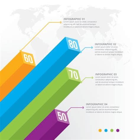 Growing Graph Infographic Royalty Free Vector Image