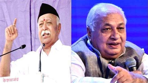 Governor Arif Mohammad Khan Meets Mohan Bhagwat Amid Intensifying