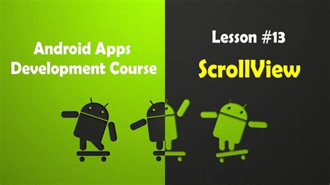 Scrollview In Android Lesson 13 Youtube