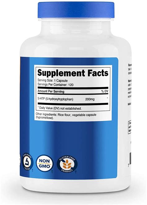 Nutricost 5 Htp 200mg 120 Cápsulas Importadas Dos Eua Parcelamento