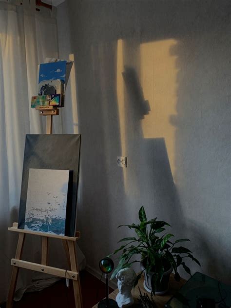 Квартира эстетика в 2024 г Мольберт Эстетика Художники