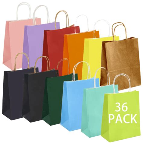 Xkdous 36pcs Paper T Bags Bulk 1062×826×433 Party Bags Kraft