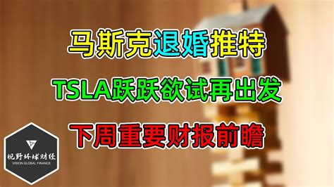 美股 偷偷摸摸5连阳！马斯克退婚推特，tsla跃跃欲试再出发！下周重要财报数据早知道！ Youtube