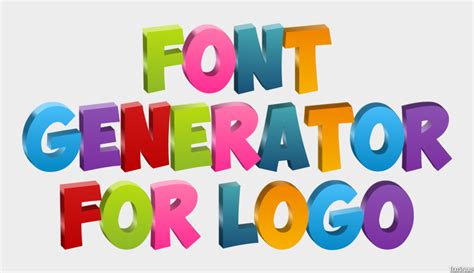 Font Generator For Logo Text Effect And Logo Design Font